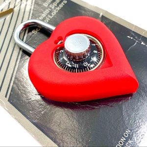 Vintage | Office | Vintage 9s Lock Its Heart Bike Pad Lock | Poshmark